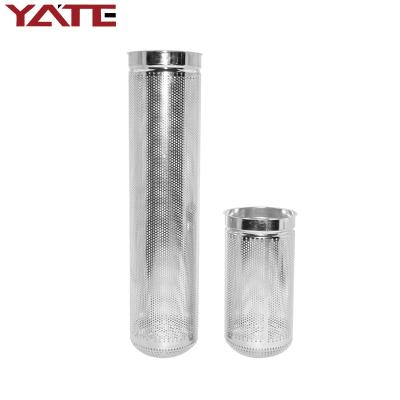 China SS 304 316 Stainless Steel Filter Baskets - Type 1# 2# 3# 4# Industrial Wire Mesh for Liquid Oil Filtration for sale