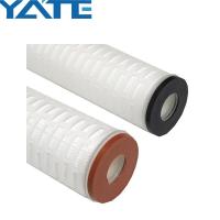 China 5 Micron 10 Inch Pleated Filter Cartridge with 69mm Outer Diameter for Water Treatment Prefiltration for sale