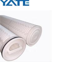 China Folding High Flow Pleated Water Filter Cartridge | 2023 Model for Industrial Water Treatment Systems for sale