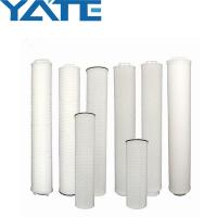 China YETE Industrial Pleated Water Filter Cartridge - High Flow Rate 2023 Model for Water Treatment Applications for sale