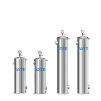 China Clamp SS Stainless Steel Bag Water Filter Housing 10000L/Hour 0.5-500μm Chemical Filtration for sale