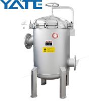 China Industrial Stainless Steel Liquid Bag Filter Housing 150 psi 400°F Water Treatment for sale