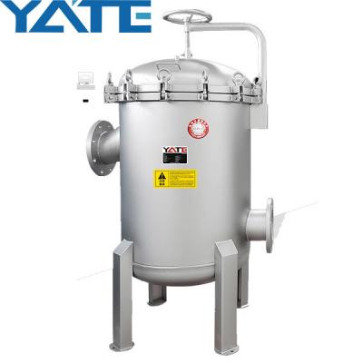 China Industrial Stainless Steel Liquid Bag Filter Housing 150 psi 400°F Water Treatment for sale