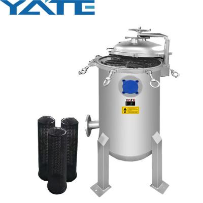 China PP Sanitary Bag Filter Housing Paint Filtration System 150 psi 304 Stainless Steel for sale