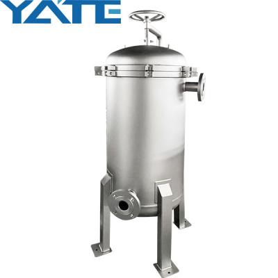 China Stainless Steel 304/316 Water Filter Housing with 150 psi Pressure Rating and 400°F Temperature Capacity - CE Certified for sale