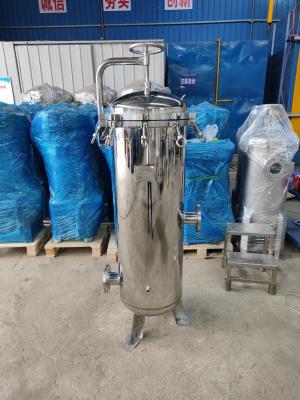 China 7core 40 Inch Industrial Multi Cartridge Filter Housing High Flow Stainless Steel 0.6-1.0MPa Pressure for sale