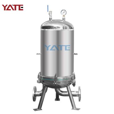 China 5 Micron SS316 Cartridge Filter Housing for Pool & Industrial Liquid Oil Filtration - 0.6MPa/1.0MPa Pressure Rating for sale