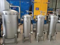 China 20 Inch Stainless Steel Cartridge Filter Housing for Water Treatment with 0.1 Micron Filtration and 1.0MPa Pressure Rating for sale