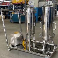 China PP PE Movable Filter Housing with Trolley Pump - 0.6 MPa Working Pressure, 18-35 m³/h Flow Rate for sale