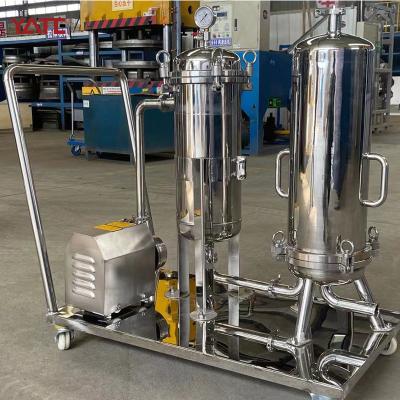 China PP PE Movable Filter Housing with Trolley Pump - 0.6 MPa Working Pressure, 18-35 m³/h Flow Rate for sale