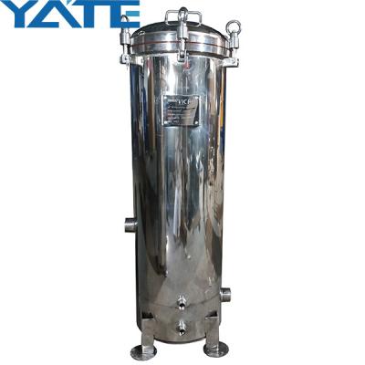 China Stainless Steel 304 316 Multi Bag Cartridge Filter Housing for Water Treatment with 0.6-1.0MPa Pressure and DN25-80 Connections for sale