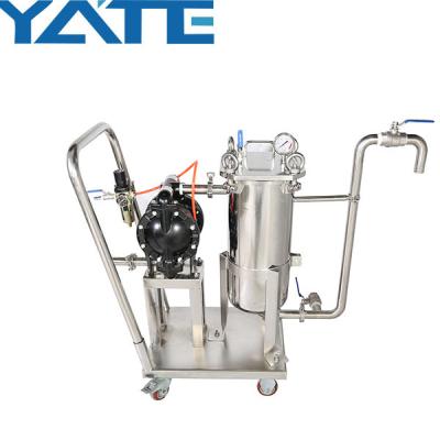 China 24 Bag Stainless Steel Beer & Wine Filtering Equipment with 0.1-500 Micron Filtration Accuracy for sale