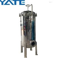 China SS304 Stainless Steel Large Flow Industrial Cartridge Filter Housing 0.1-0.8MPa for Water Treatment for sale
