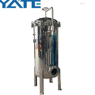 China SS304 Stainless Steel Large Flow Industrial Cartridge Filter Housing 0.1-0.8MPa for Water Treatment for sale