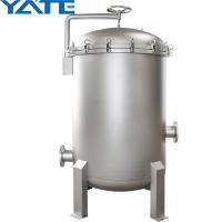 China SS 304/316 Industrial High Flow Cartridge Stainless Steel Water Bag Filter Double Housing 0.1-0.8MPa for Water Treatment for sale