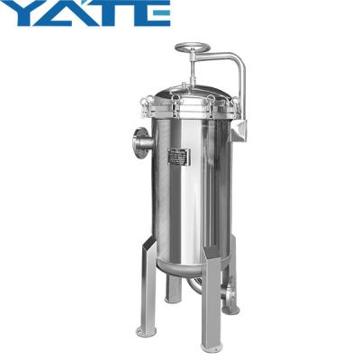 China Large Flow 0.1 Micron Pleated Cartridge Filter with Stainless Steel 304 Housing 0.1-0.8 MPa Operating Pressure for sale