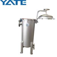 China Sanitary Stainless Steel Cartridge Filter Housing 20 Inch with 600L/min Flow Rate and 1.0 MPa Design Pressure for sale