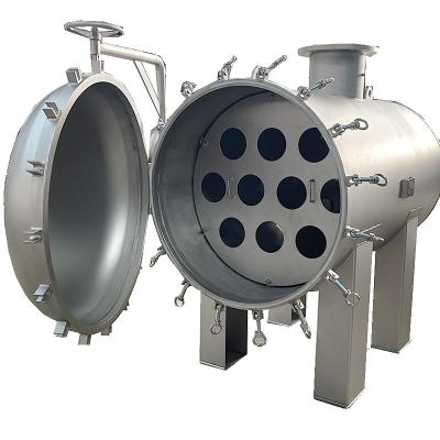 China Industrial High Flow Cartridge Filter Housing 5 Micron Precision with 0.1-0.8 MPa Operating Pressure for sale
