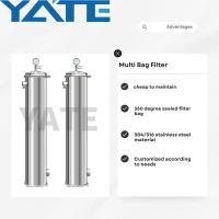 China Stainless Steel Single Bag Filter Housing 2# 20m³/h for Wine Honey Beer for sale