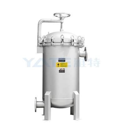 China Sanitary Bag Filter Housing 1-24 Bags High Temperature for Beverage Wine Beer 0.6MPa for sale