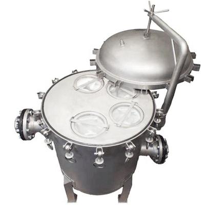 China Pharmaceutical Multistage Bag Filter Housing Stainless Steel for sale