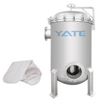 China Stainless Steel Multi Bag Filter Housing 1-24 Bags High Flow 0.6MPa for Industrial Water Filtration for sale