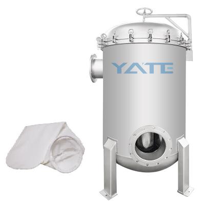 China Stainless Steel Multi Bag Filter Housing 1-24 Bags High Flow 0.6MPa for Industrial Water Filtration for sale