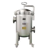 China Industrial Multi Bag Filter Housing 1-24 Bags 0.6MPa Stainless Steel Liquid Filtration System for sale