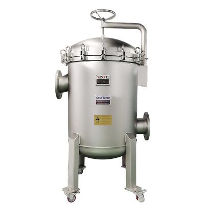 China Industrial Multi Bag Filter Housing 1-24 Bags 0.6MPa Stainless Steel Liquid Filtration System for sale