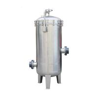 China 304 Stainless Steel Multi Bag Filter Housing 1-24 Bags 0.6MPa for Water Oil Beer for sale