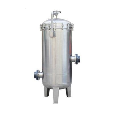 China 304 Stainless Steel Multi Bag Filter Housing 1-24 Bags 0.6MPa for Water Oil Beer for sale