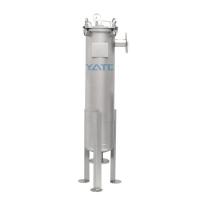 China Stainless Steel Single Bag Filter Housing 20m3h 0.6MPa for Industrial Filtration for sale
