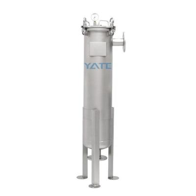 China Stainless Steel Single Bag Filter Housing 20m3h 0.6MPa for Industrial Filtration for sale