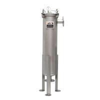 China Stainless Steel 304 316 Single Bag Filter Housing 20 m3h 0.6 MPa for Liquid Filtration for sale