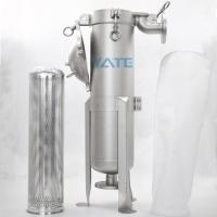 China Stainless Steel Single Bag Filter Housing Water Treatment Machine for sale