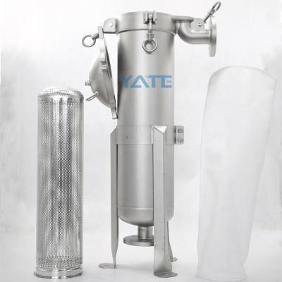 China Stainless Steel Single Bag Filter Housing Water Treatment Machine for sale