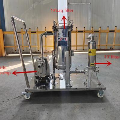 China Stainless Steel Bag Filter Housing for Oil Recycling - 0.5-500 Micron Filtration, 40 m³/h Flow Capacity for sale