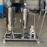China SS304 Bag Filter Housing for Food Beverage Coconut Oil Water Filtration 0.5-1.6MPa for sale