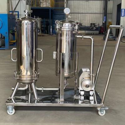China SS304 Bag Filter Housing for Food Beverage Coconut Oil Water Filtration 0.5-1.6MPa for sale