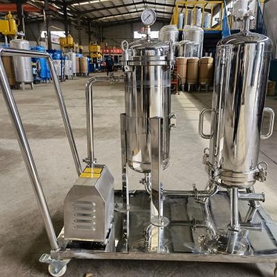 China SS304 Bag Filter Housing 0.5-500 Micron for Food Beverage Water Filtration for sale