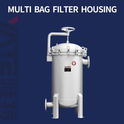 China Stainless Steel 304 Bag Filter Machine for Chemical Industry - 10000L/Hour Capacity with 0.5-500μm Filtration Precision for sale
