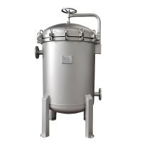 China Stainless Steel 8 Bag Filter Housing 500L/Hour Large Flow Water Filtration System for sale