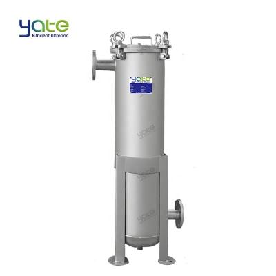 China Food Grade Stainless Steel Bag Filter Housing 10 Bar Pressure Capacity for Wine Beer Vodka Filtration for sale