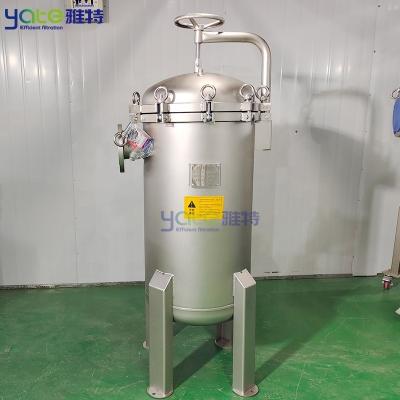 China 40 Inch 5 Cartridge Stainless Steel Precision Filter Housing 10 m3h for Industrial Liquid Filtration for sale