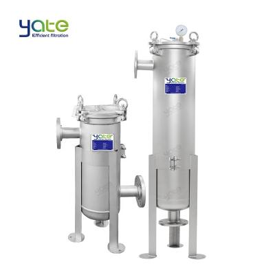 China Stainless Steel 304 316 Bag Filter Housing 10 Bar Industrial Liquid Filtration 1 to 24 Bags for sale