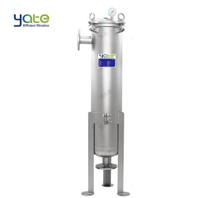 China Stainless Steel 304/316 Bag Filter Housing 10 Bar for Industrial Liquid Filtration 0.2-200 μm for sale
