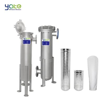 China Stainless Steel 304/316 Bag Filter Housing 10 Bar for Industrial Liquid Filtration for sale