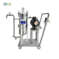 China Stainless Steel 304 316 Bag Filter Housing 16 Bar 0.5-500 μm for sale