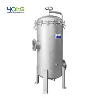 China 316 Stainless Steel Bag Filter Housing 16 Bar 0.5-200 Micron Precision for sale