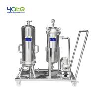 China Stainless Steel Bag Filter Housing 16 Bar Pressure for Wine Filtration 304 316 for sale